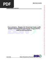 Sni 3532-2016 - Sabun Mandi Padat PDF | PDF