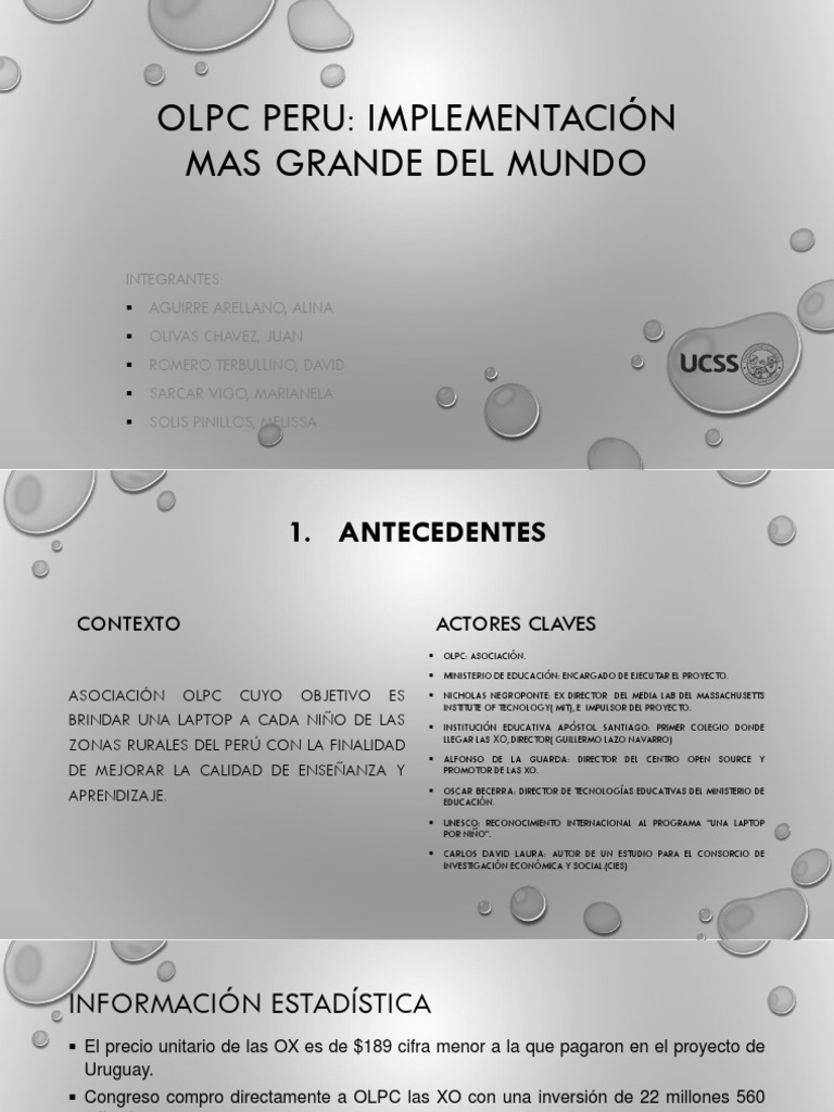Olpc Peru | PDF | Educación avanzada | Enseñando y aprendiendo