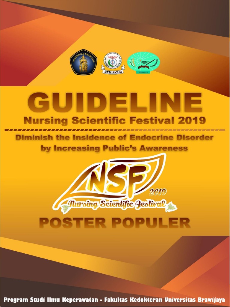 Guideline Lomba Poster Populer NSF 2019 | PDF