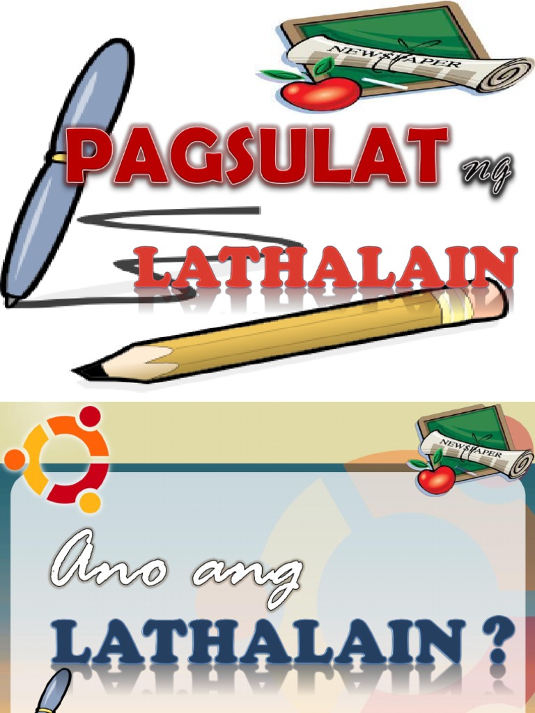 Pagsulat NG Lathalain | PDF