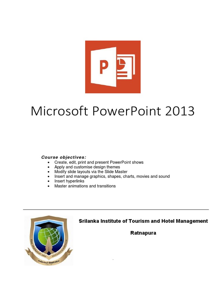 Ms Powerpoint 2013 | PDF | Hyperlink | Microsoft Excel