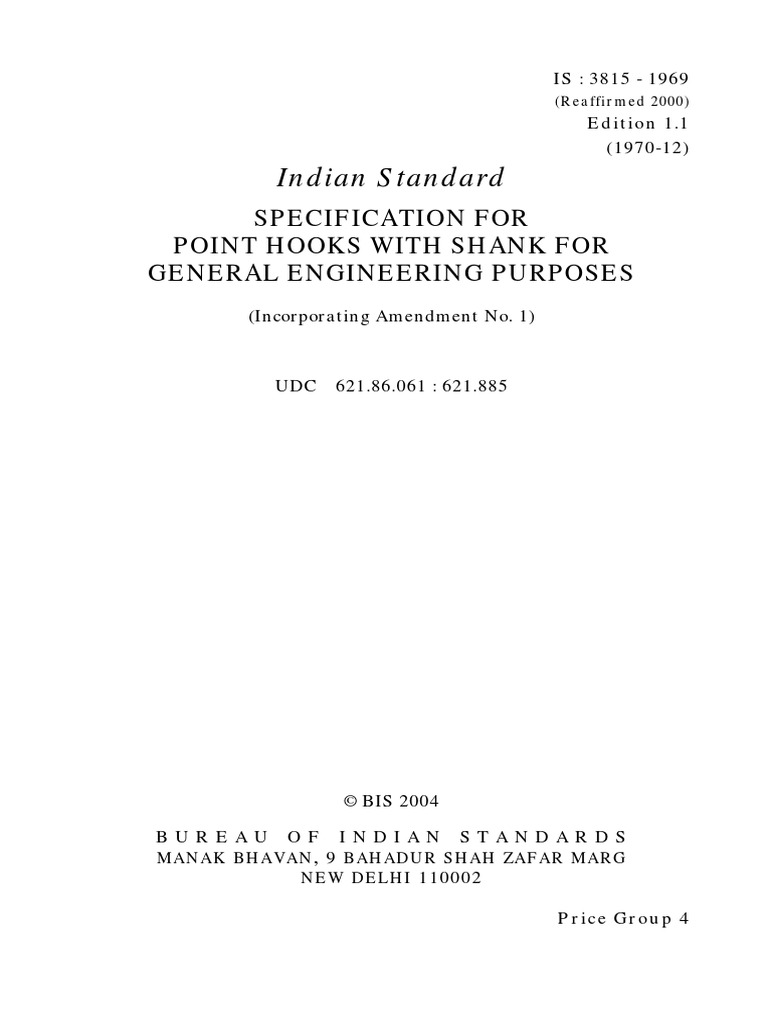 Is 3815 | PDF | Screw | Heat Treating