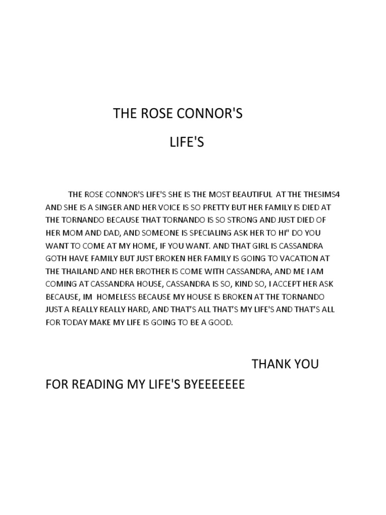 The Rose Connor | PDF