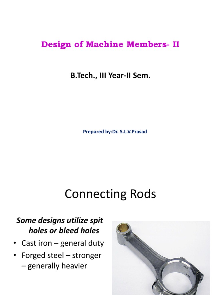 Connecting Rod | PDF | Vehicle Parts | Propulsion