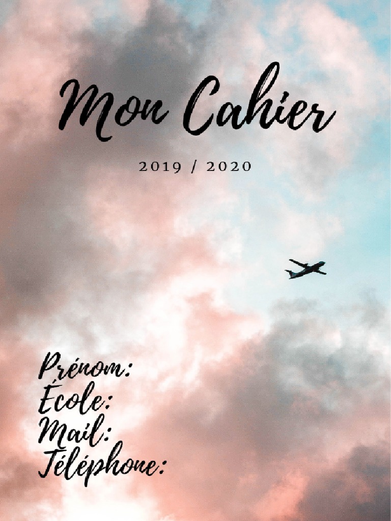 Mon Cahier | PDF