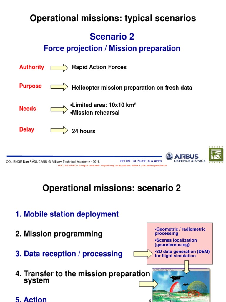 Operational Missions: Typical Scenarios: Scenario 2 | PDF | Aviation