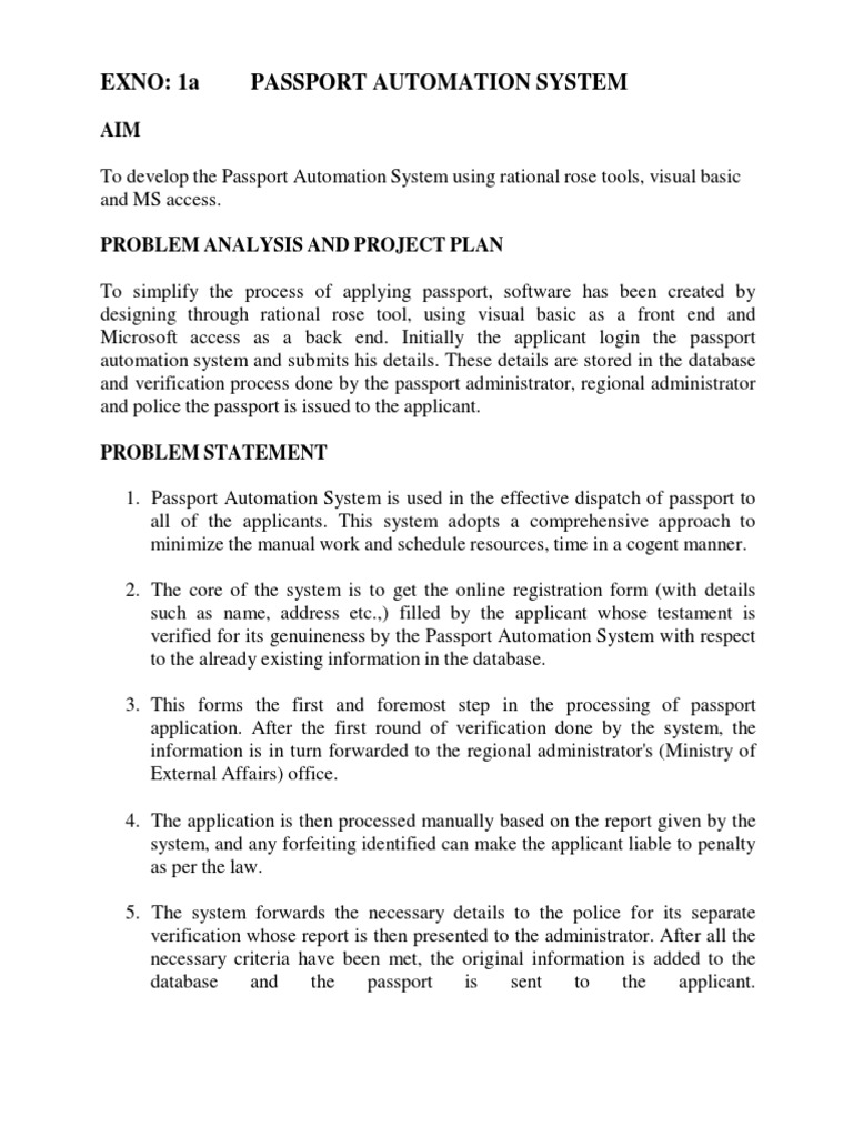 OOAD Lab Exercise-1 To 3 | Download Free PDF | Use Case | Databases