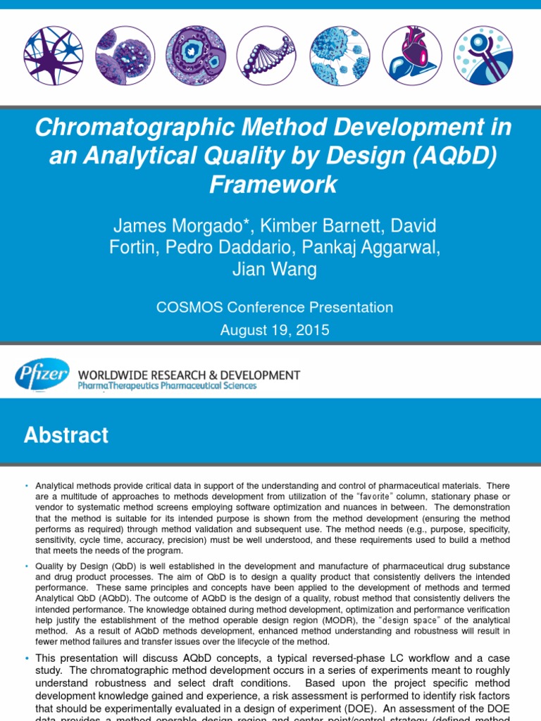 1 COSMOS Presentation Pfizer AQbD Workflow 22JUL15 | PDF | High Performance Liquid ...