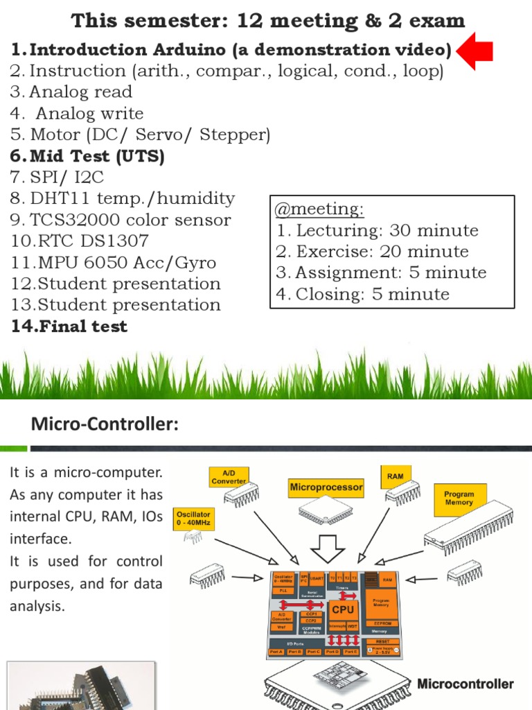 Introduction Arduino (A Demonstration Video) | PDF | Microcontroller ...