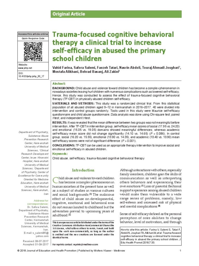 Paper Ebn Child Abuse | PDF | Child Abuse | Psychological Trauma