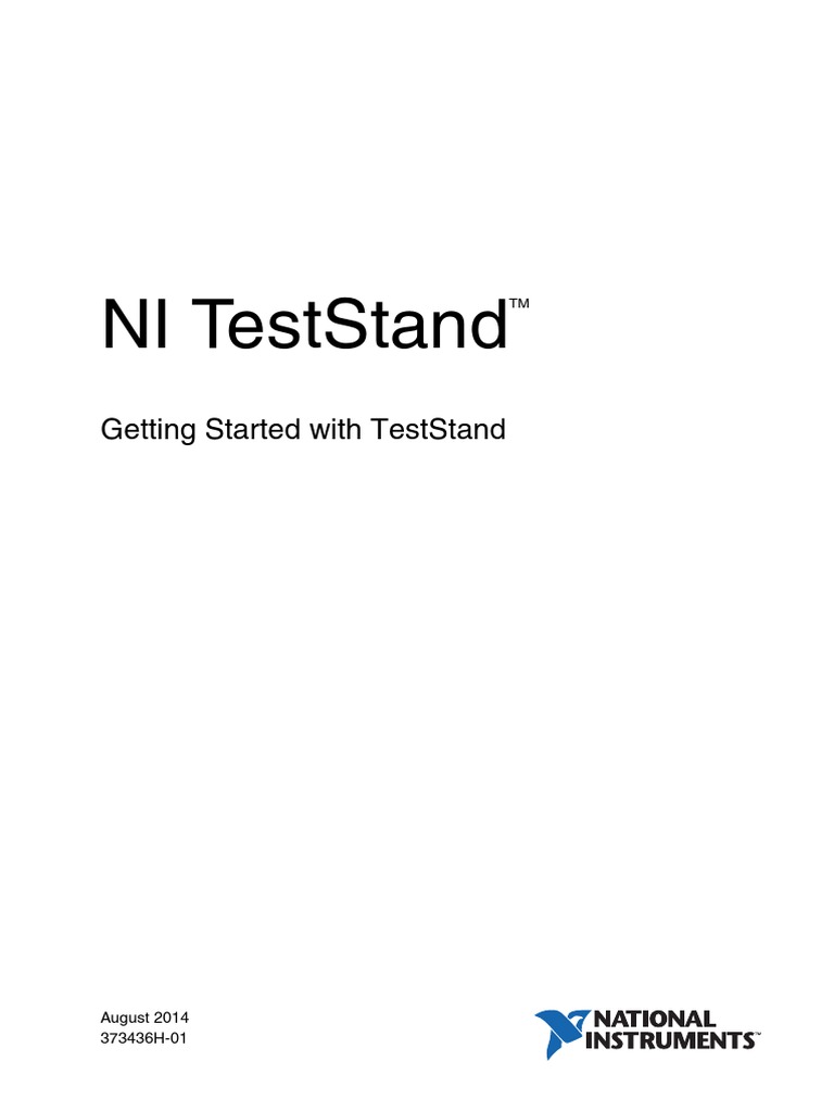Ni Teststand: Getting Started With Teststand | PDF | Subroutine | Debugging