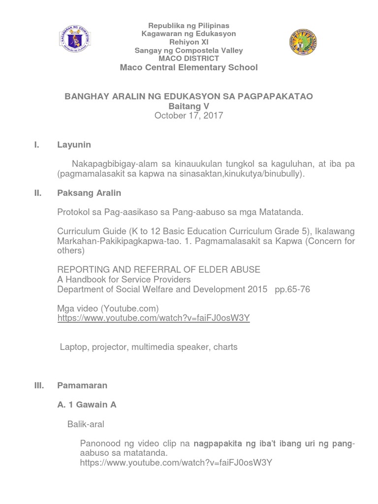 Lesson Plan ESP | PDF