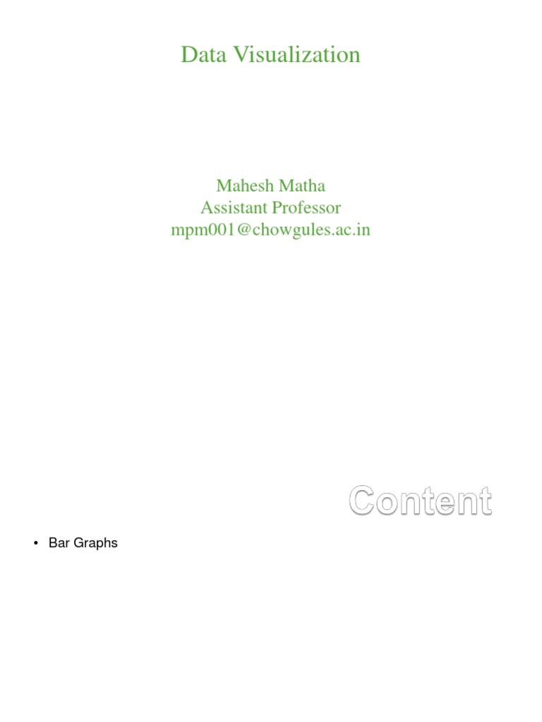 Lecture1 Introduction | PDF | Chart | Infographics