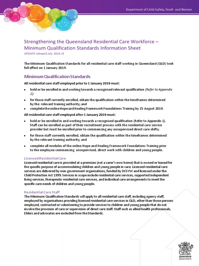 Minimum Qualification Standards Information Sheet | PDF | Employment ...