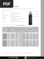 Aberdare Cable Selection Chart | PDF