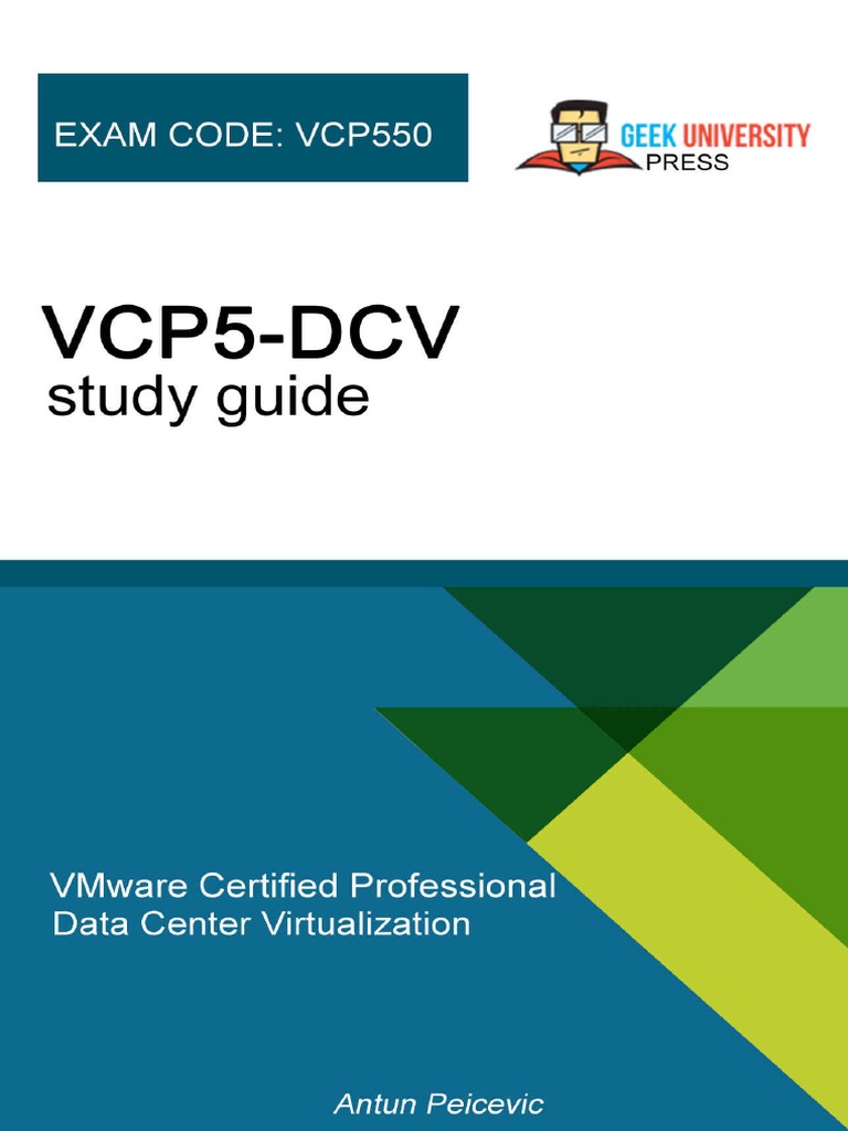 VMware VCP5-DCV Study Guide | PDF | Network Switch | Virtual Machine