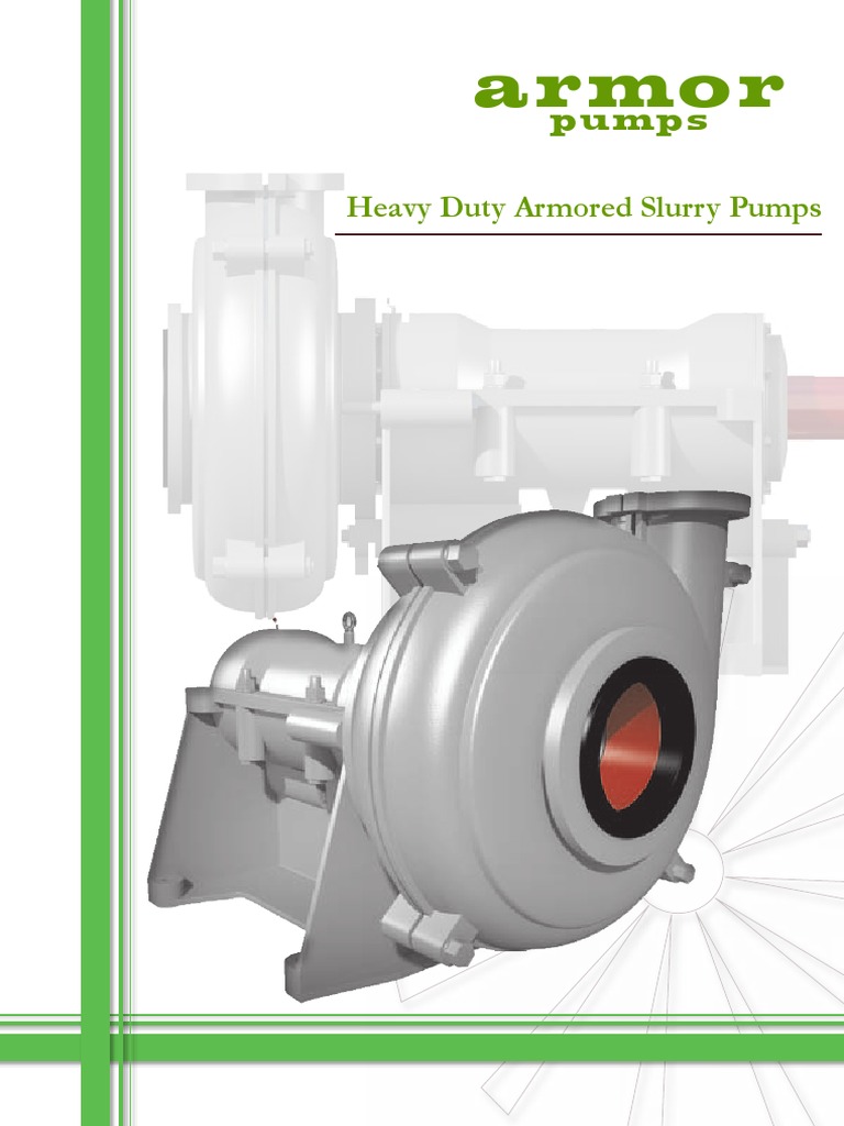 Brochure Warman / ARMOR Pump | PDF | Bearing (Mechanical) | Pump