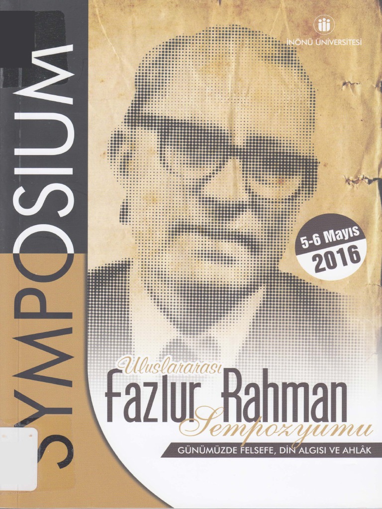 Fazlur Rahman'ın Düşüncesinde Ahlâk Kavramı | PDF