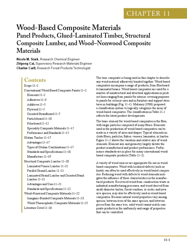 Wood-Based Composite PDF | PDF | Plywood | Wood