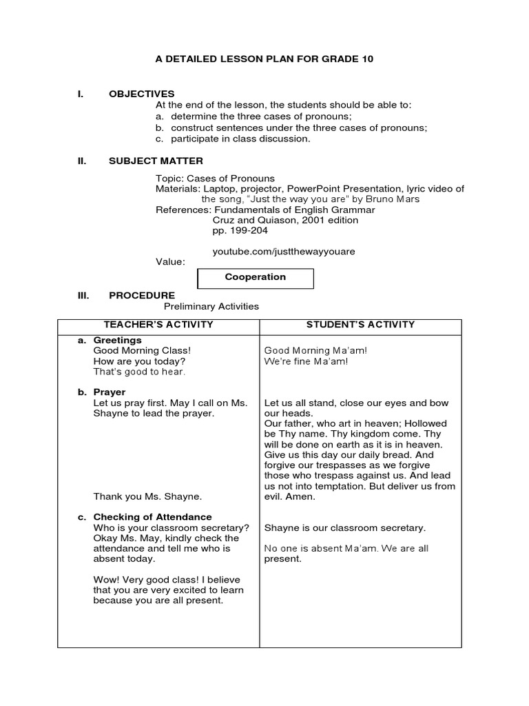 A Comprehensive Guide to Teaching Pronoun Cases: Developing Student ...