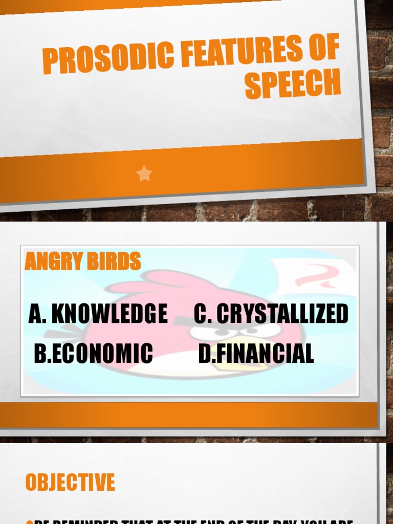 Prosodic Features of Speech | PDF | Stress (Linguistics) | Word