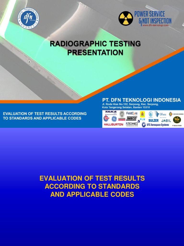 Evaluation of Radiograph | PDF | Radiography | Welding