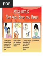 Stiker Etika Batuk | PDF