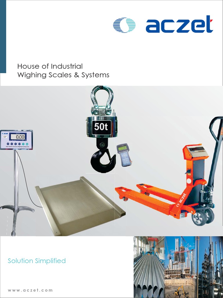 Aczet | PDF | Weighing Scale | Manufactured Goods
