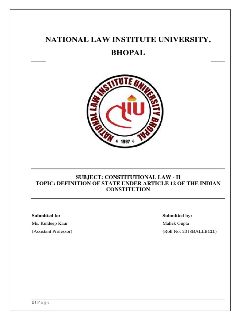 Constitutional Law | PDF | Statutory Interpretation | Supreme Courts