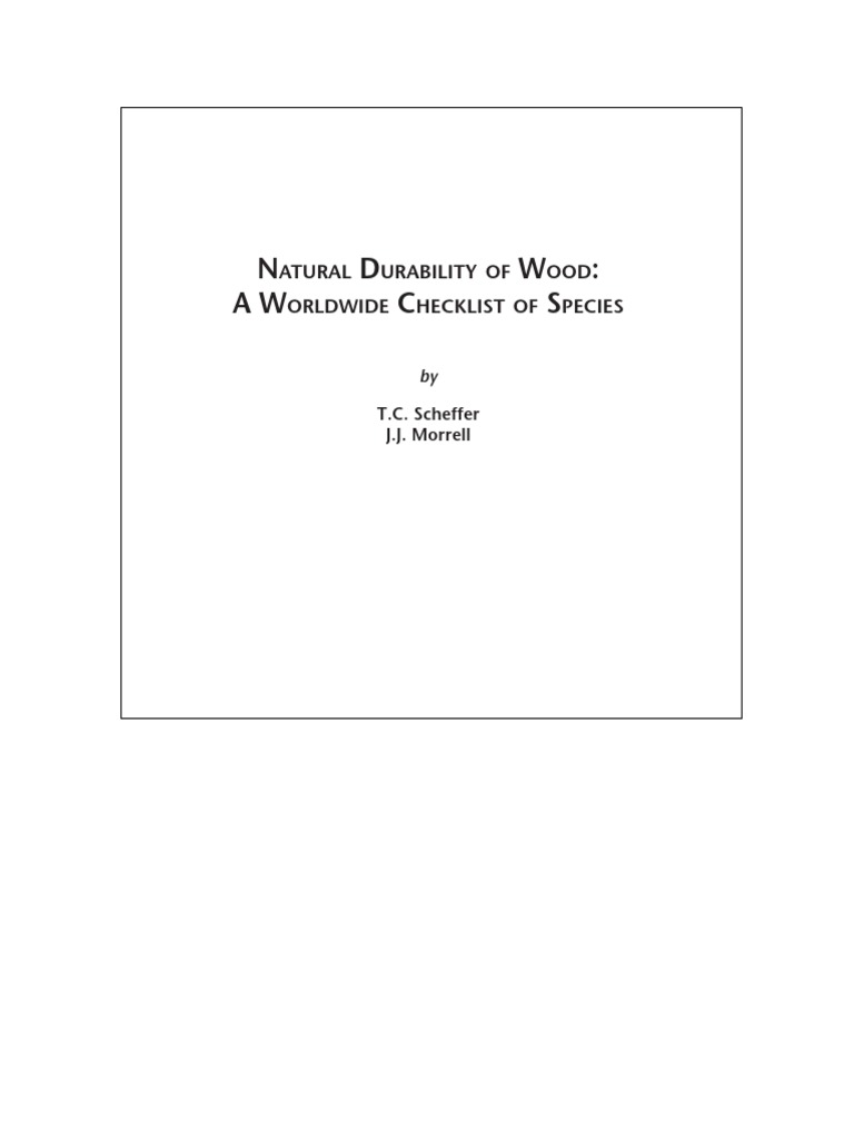 Wood SPECIES CHECKLIST | Download Free PDF | Trees | Wood