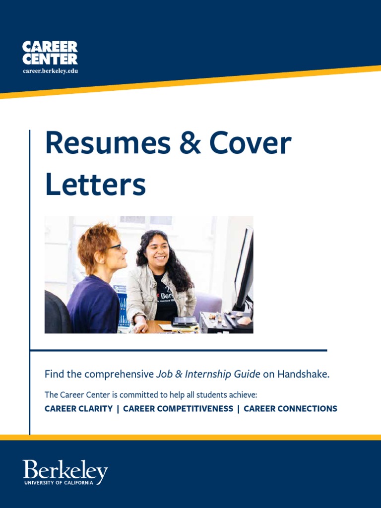 Resumes & Cover Letters: Find The Comprehensive Job & Internship Guide ...