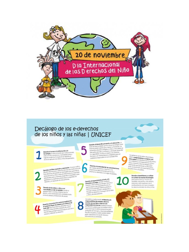 La Convención Sobre Los Derechos Del Niño Fue Aprobada El 20 de ...