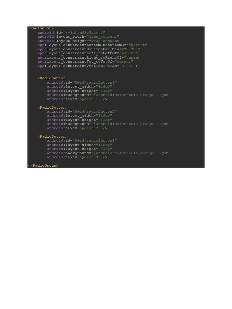 Radiogroup | PDF