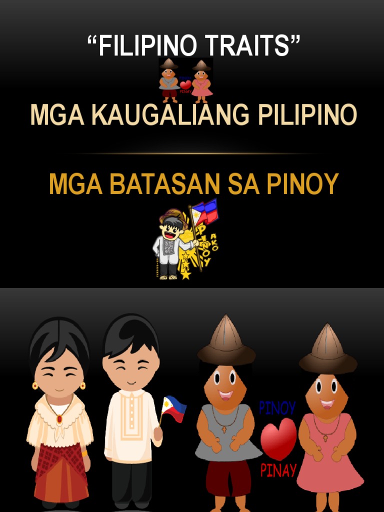 Filipino Traits and Characteristics | PDF