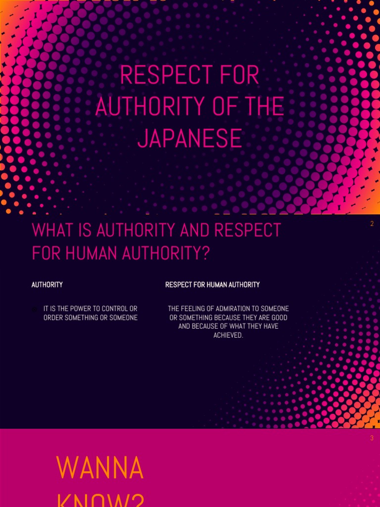 Respect For Authority of The Japanese | PDF
