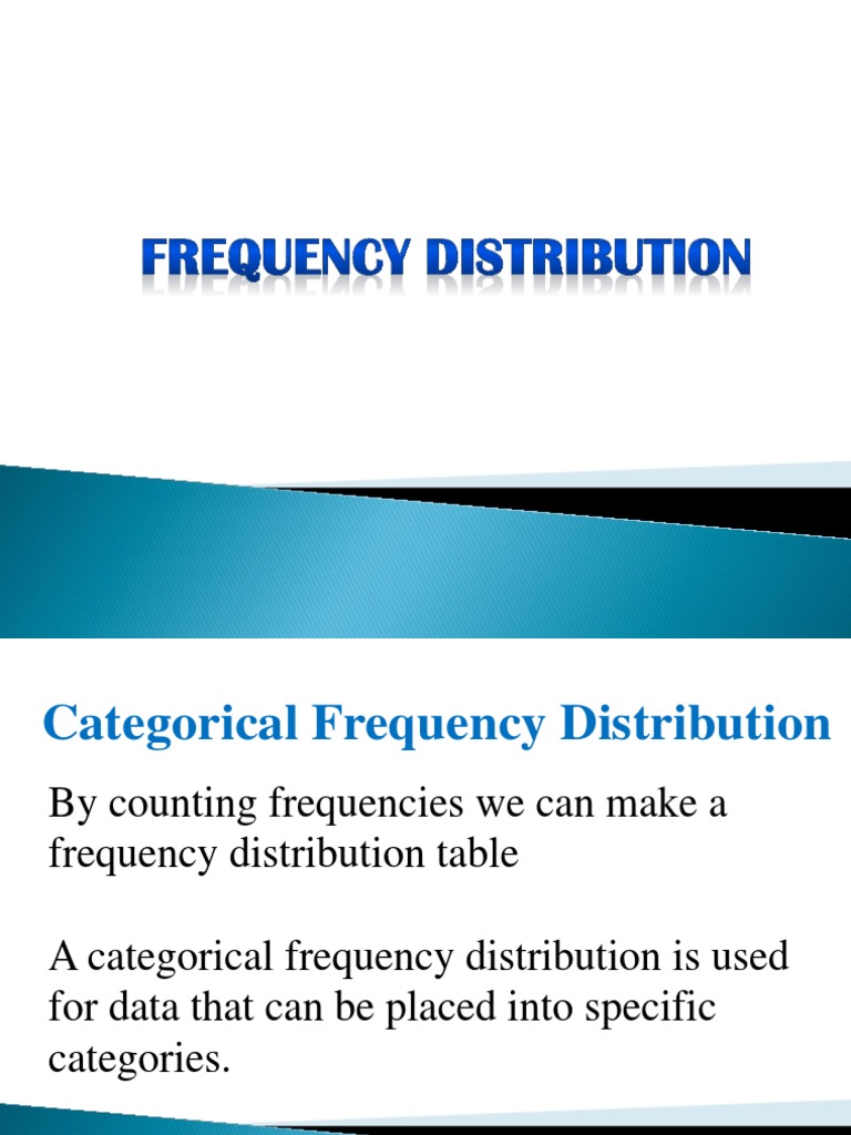 Grouped Frequency Distribution Guide | PDF | Categorical Variable ...