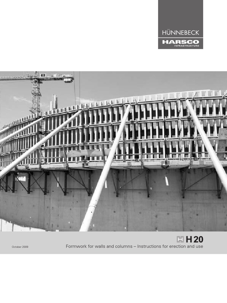 H20 Formwork For Walls AU EN 2009-10 PDF | PDF | Beam (Structure) | Screw