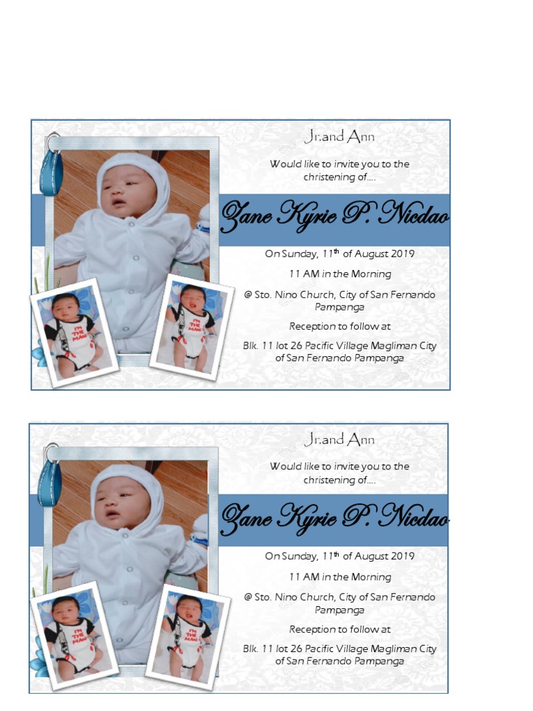 Zane Kyrie P. Nicdao: JR - and Ann | PDF