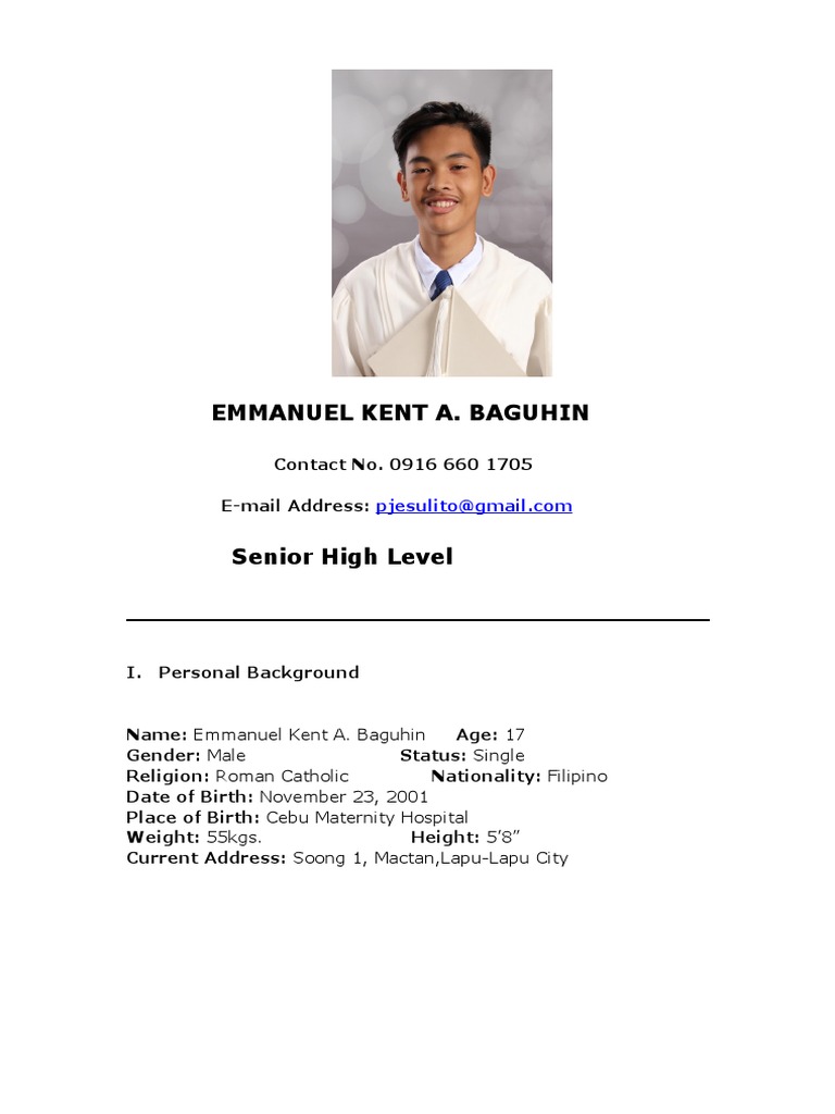 Emmanuel Kent A. Baguhin | PDF | Wellness
