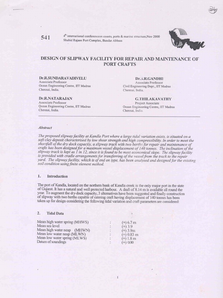 Slipway Design PDF | PDF