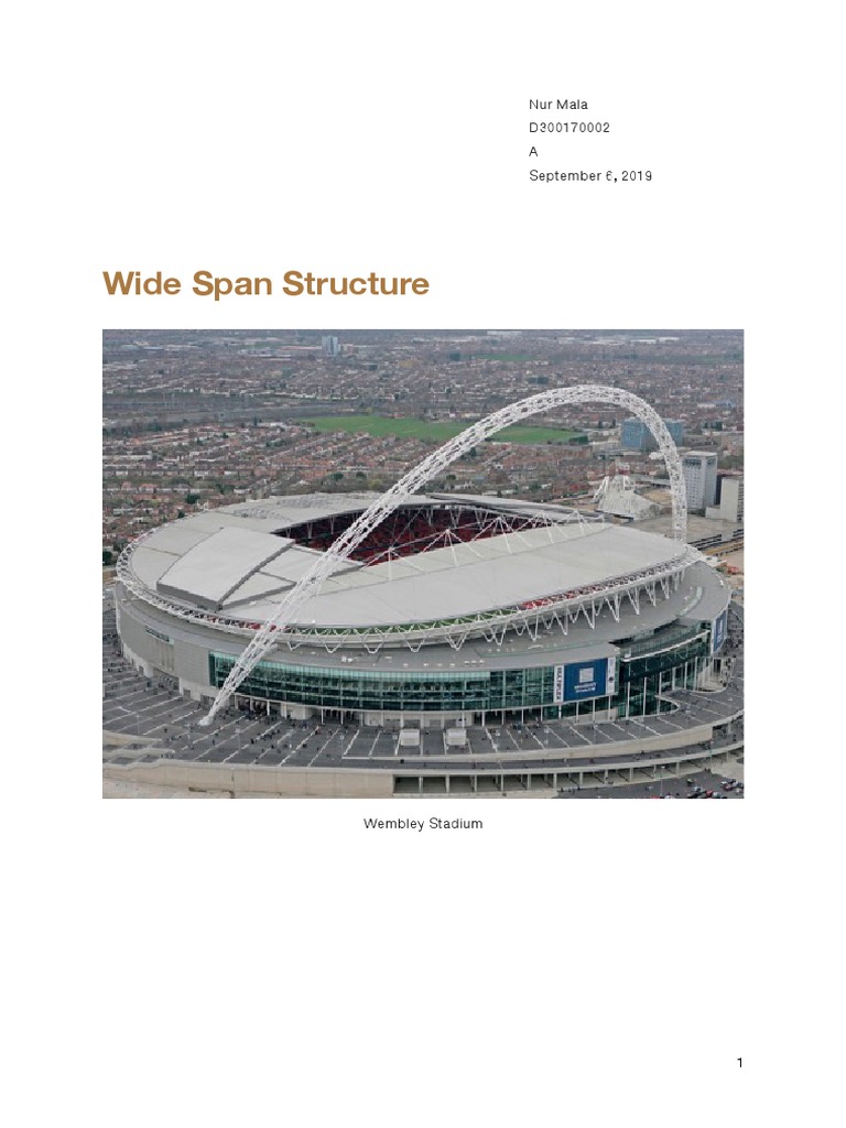 Wide Span Structure | PDF