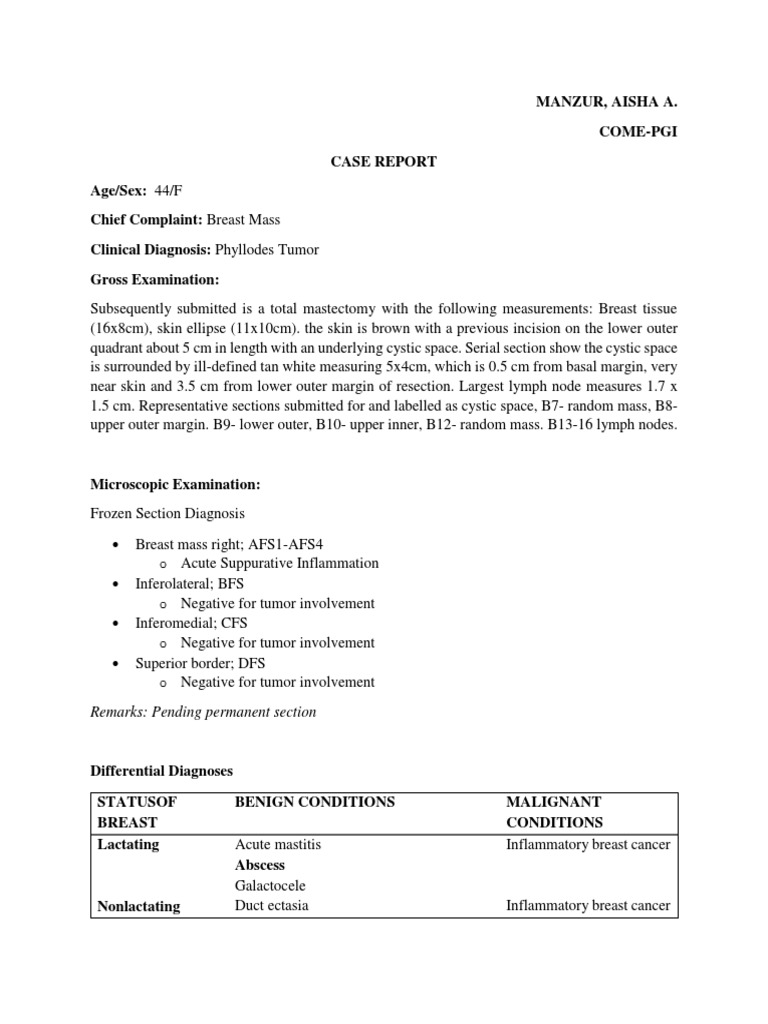 Case Report Patho | PDF | Epidemiology | Organ (Anatomy)
