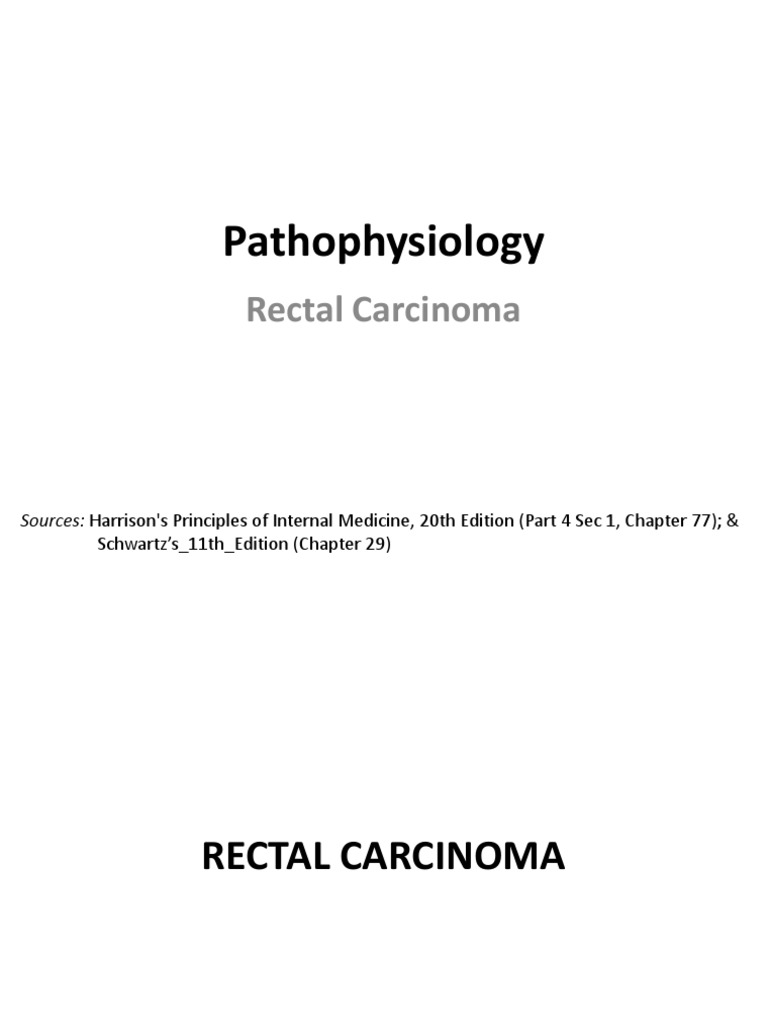 Pathophysiology: Rectal Carcinoma | PDF | Colorectal Cancer | Pten (Gene)