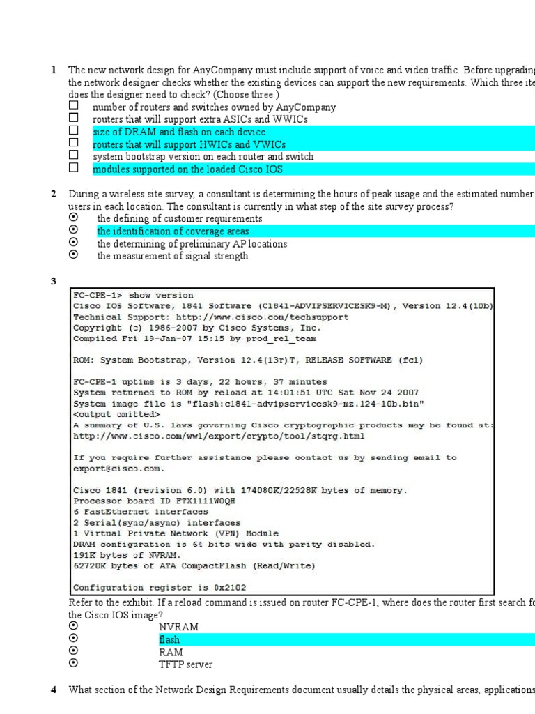 CCNA Discovery - Designing and Supporting Computer Networks - Version 4.0 DCompNtwk Chapter 3 98 ...