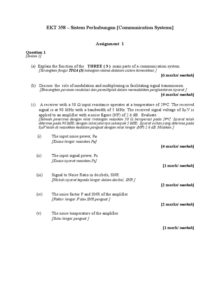 Assignment Chapter1 | PDF