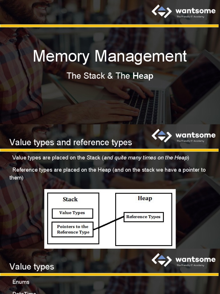 Memory Management: The Stack & The Heap | PDF | Pointer (Computer ...