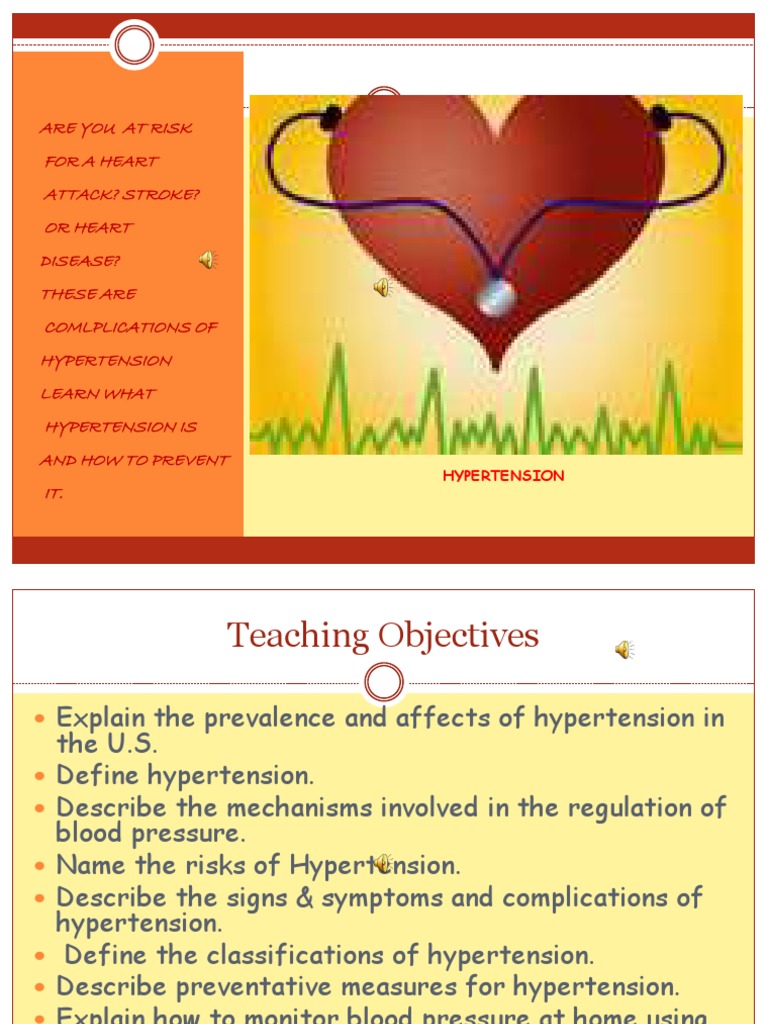 Hypertension 101028172250 Phpapp01 | PDF | Hypertension | Blood Pressure