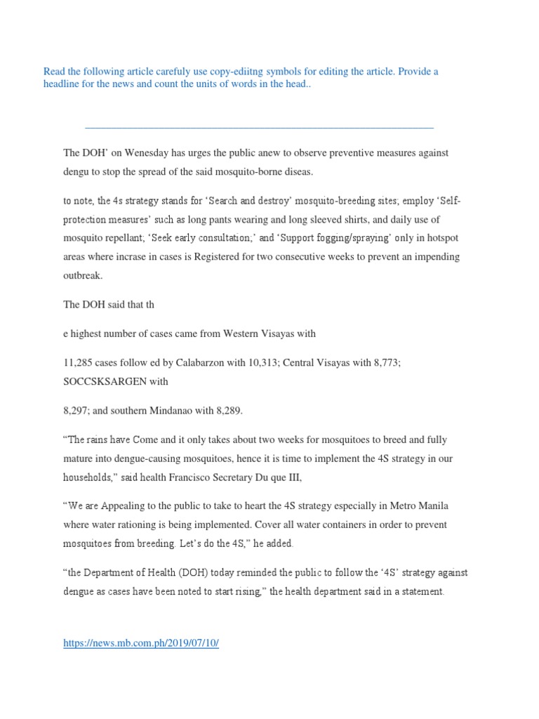 Copyediting Exercises | PDF | Animal Diseases | Immunology