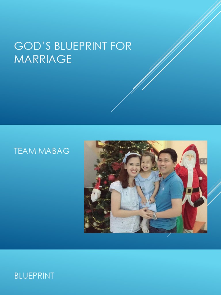 God's Blueprint for Marriage Explained | PDF | Marriage | God