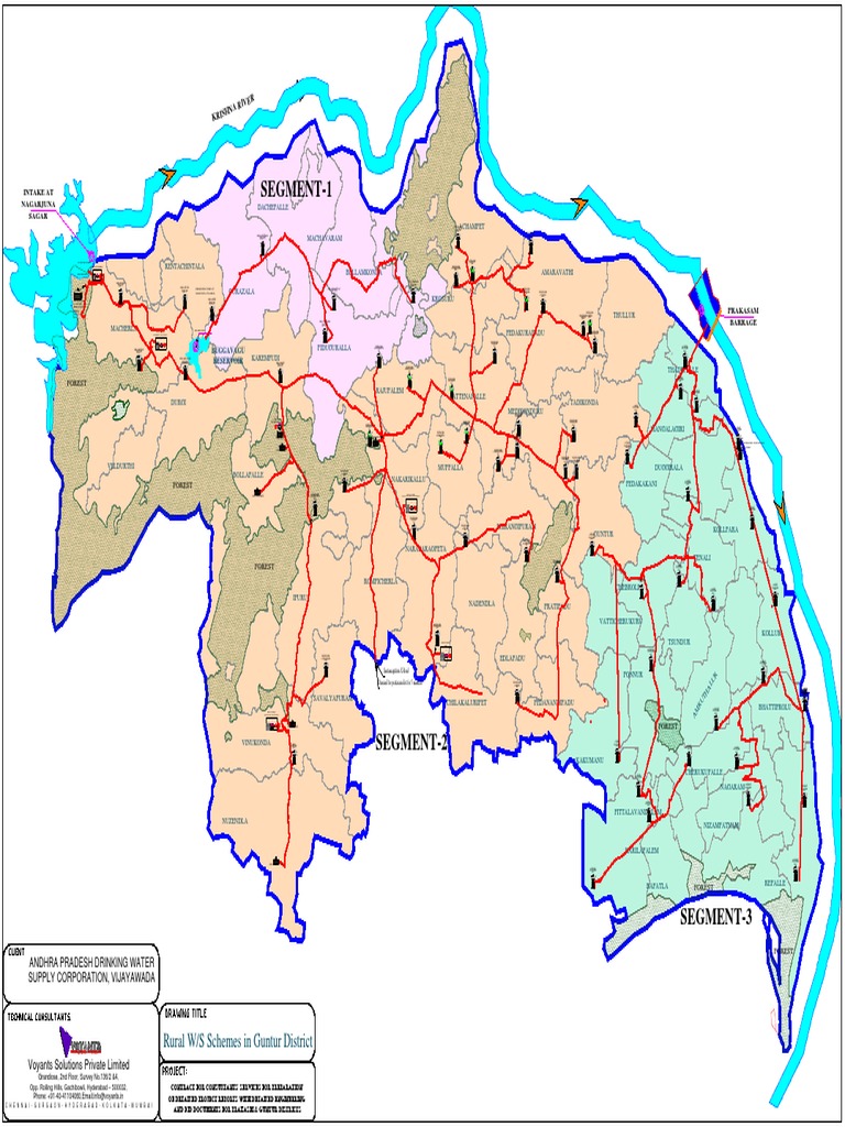 Water Grid Map Guntur | PDF